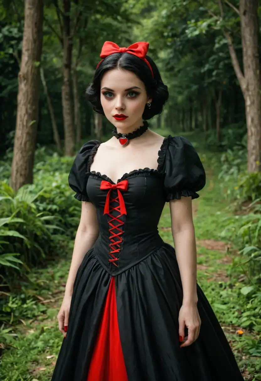 Goth Snow White :: AI Art by nteslaxxx :: Tungsten