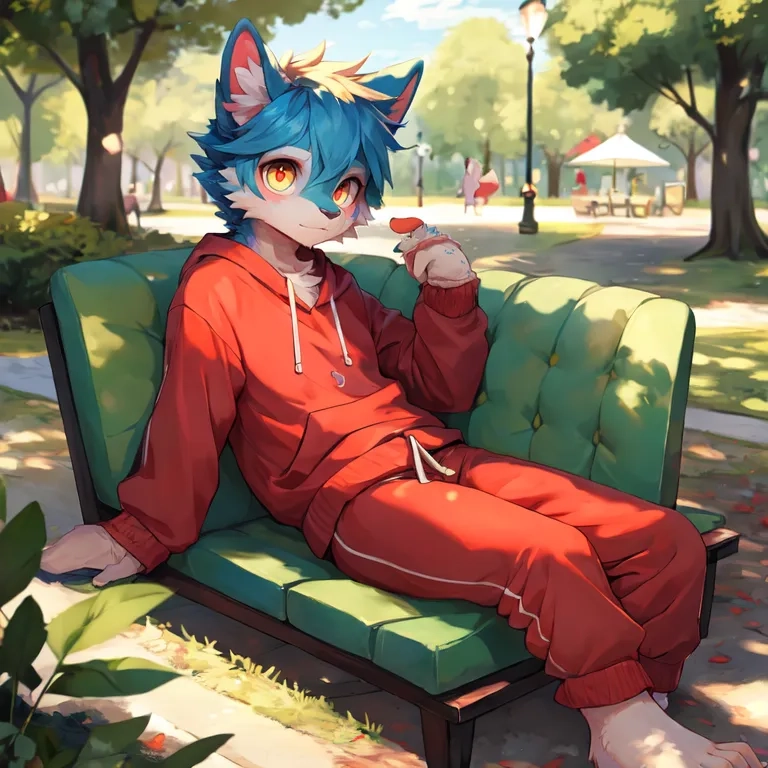 Boy by the Park with Yunjue Kemono Mix :: AI Art by evevalentine2017 ...
