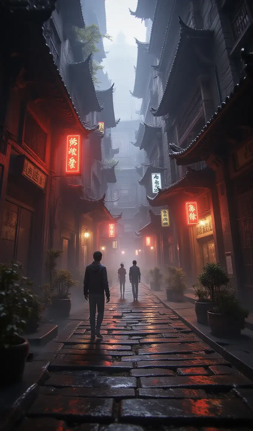 Alleyway :: AI Art by Sam-C. :: Tungsten